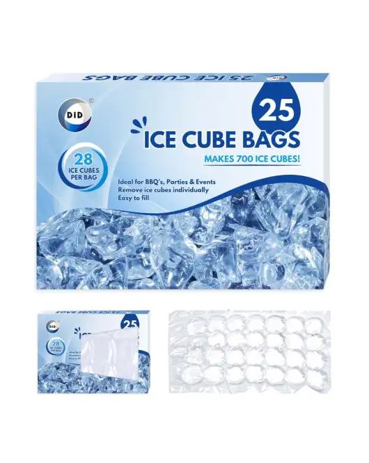 25Pk Ice Cube Bags