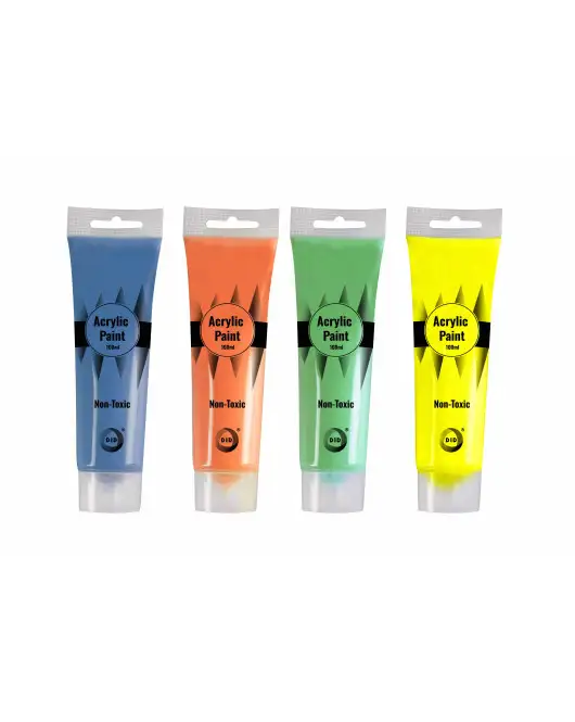 100ml Acrylic Paint - 4 Colours