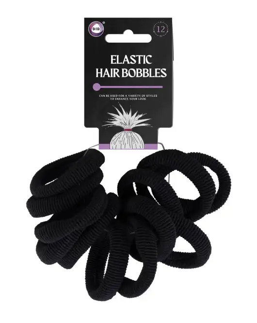 12pc Elastic Hair Bobbles