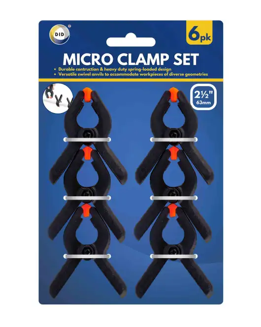 6Pk Micro Clamp Set