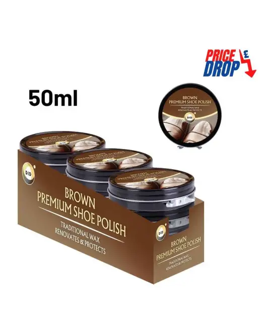 50ml Brown Shoe Polish