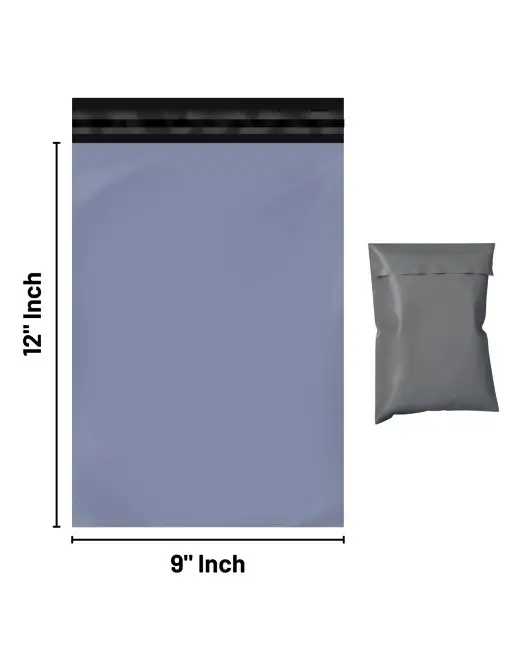 Grey Recycled Mail Bags -100 x 9" x 12"