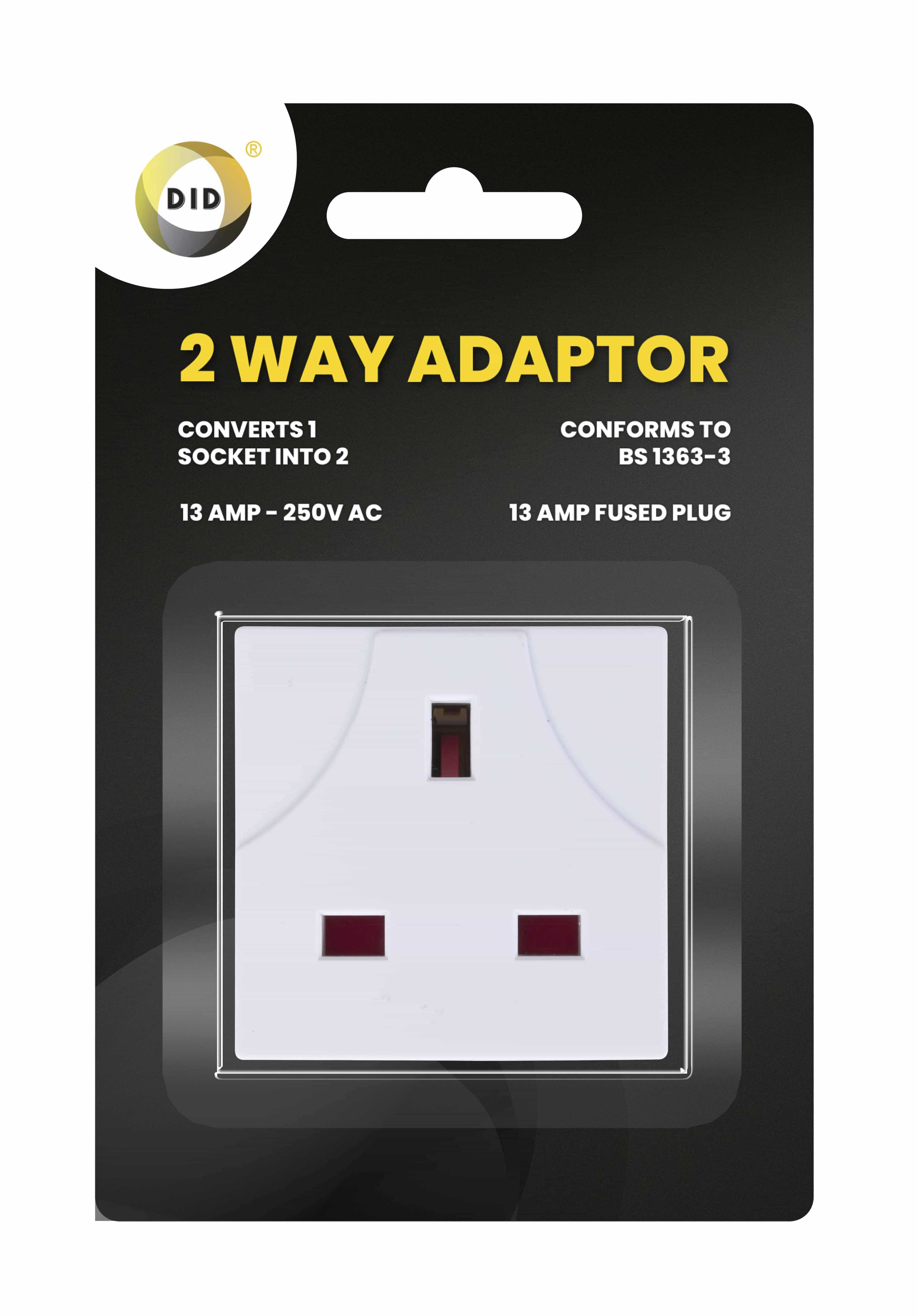 13A 2 Way Adaptor