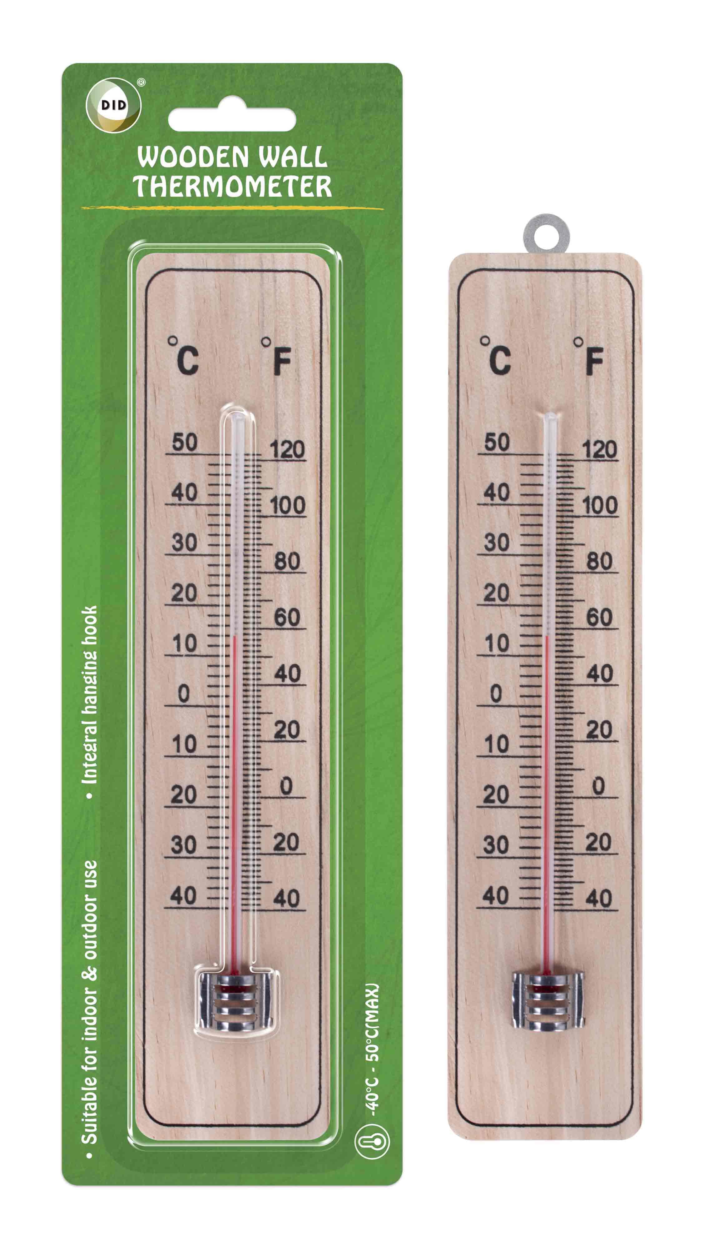 Wooden Wall Thermometer