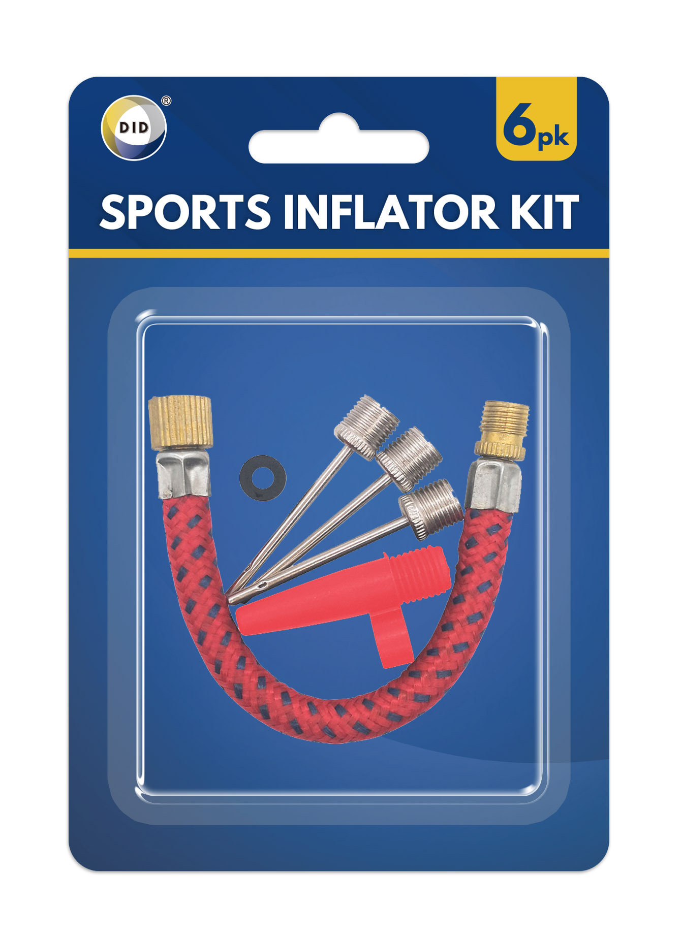 6pc Sports Inflator Kit