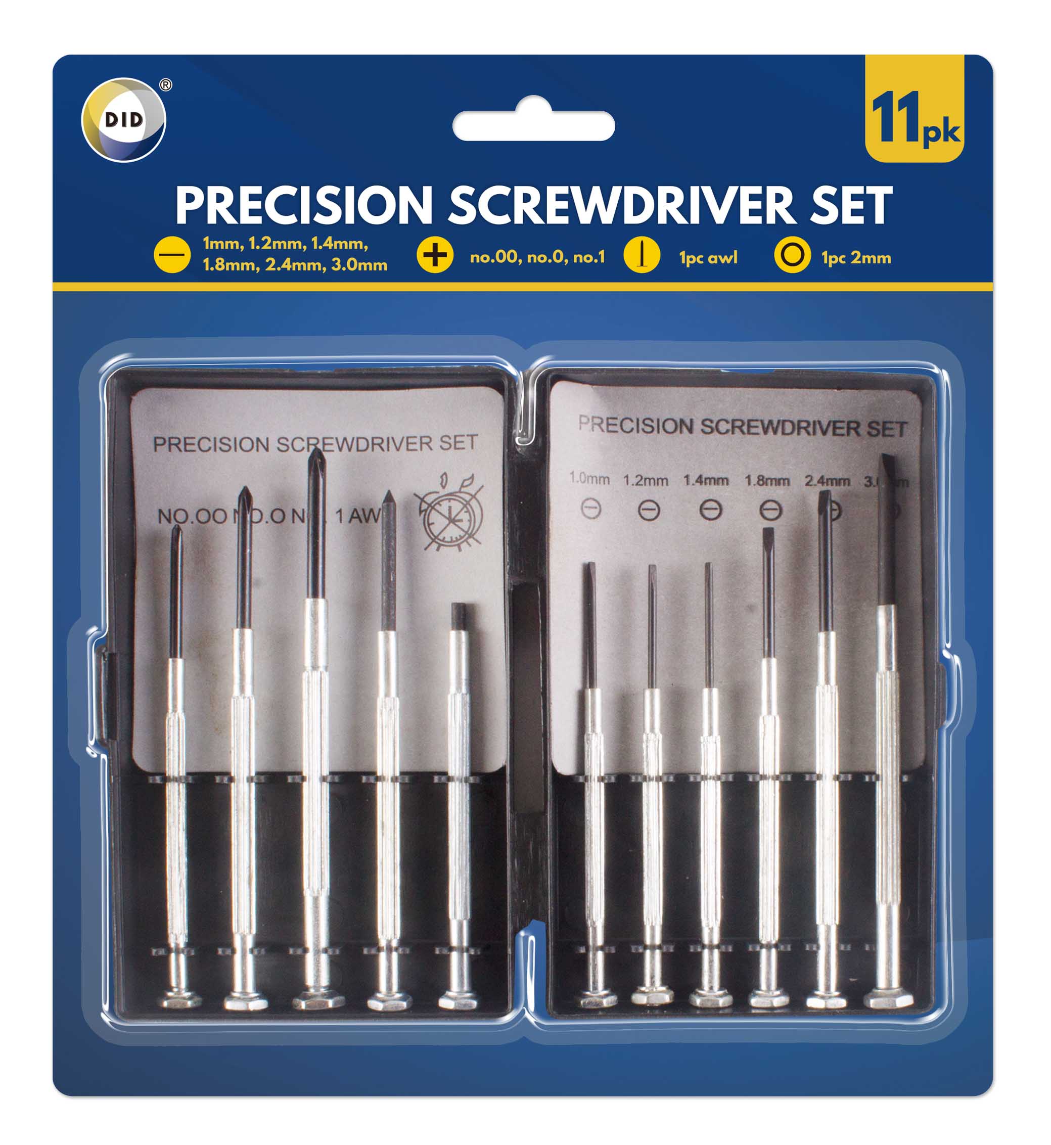 11pc Precision Screwdriver Set