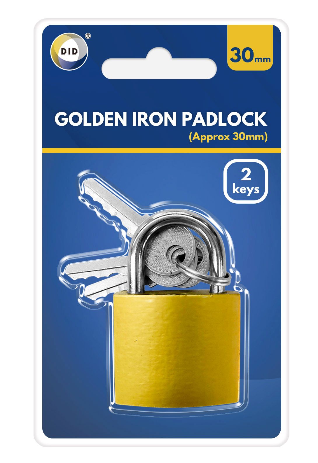 30mm Golden Iron Padlock