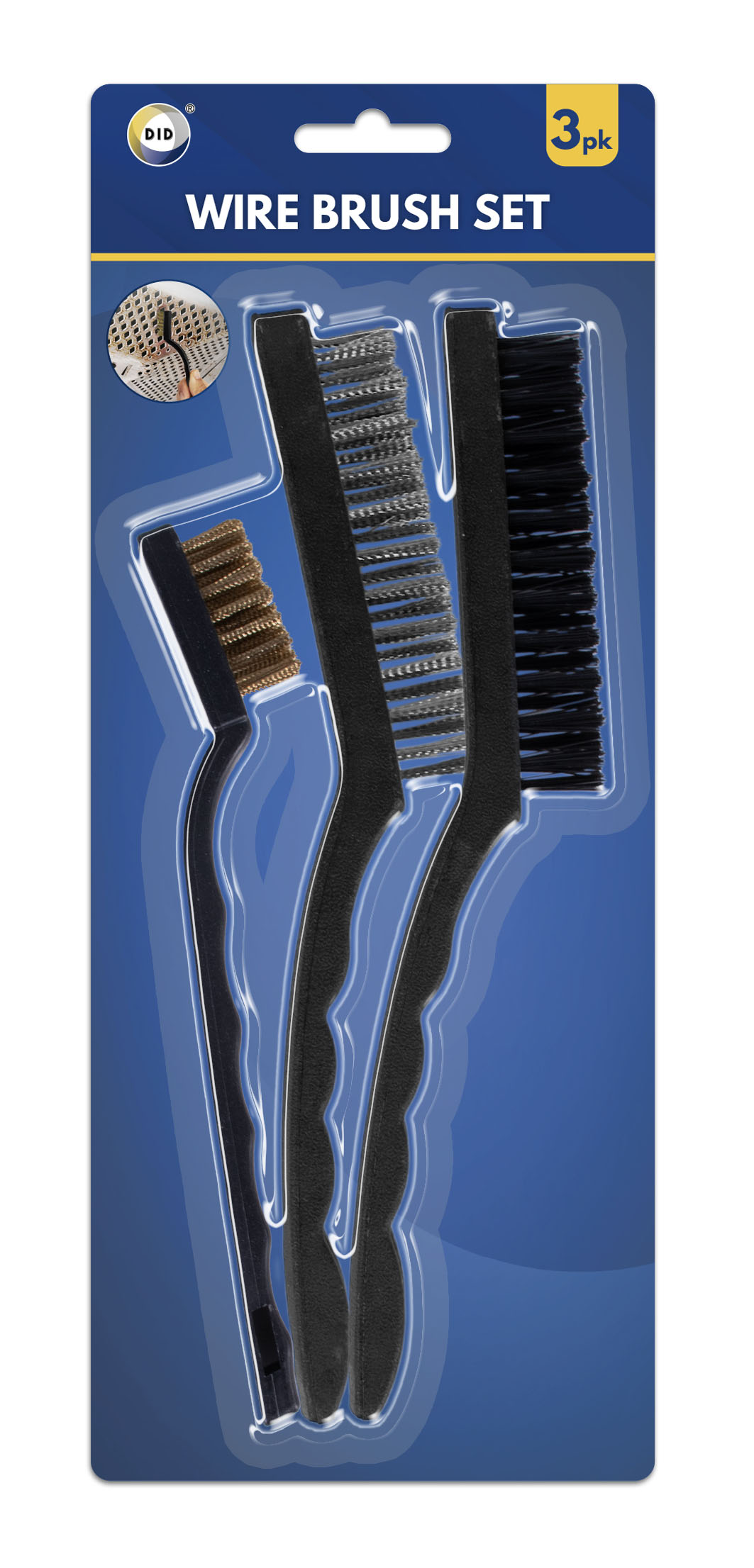 3pc Wire Brush Set
