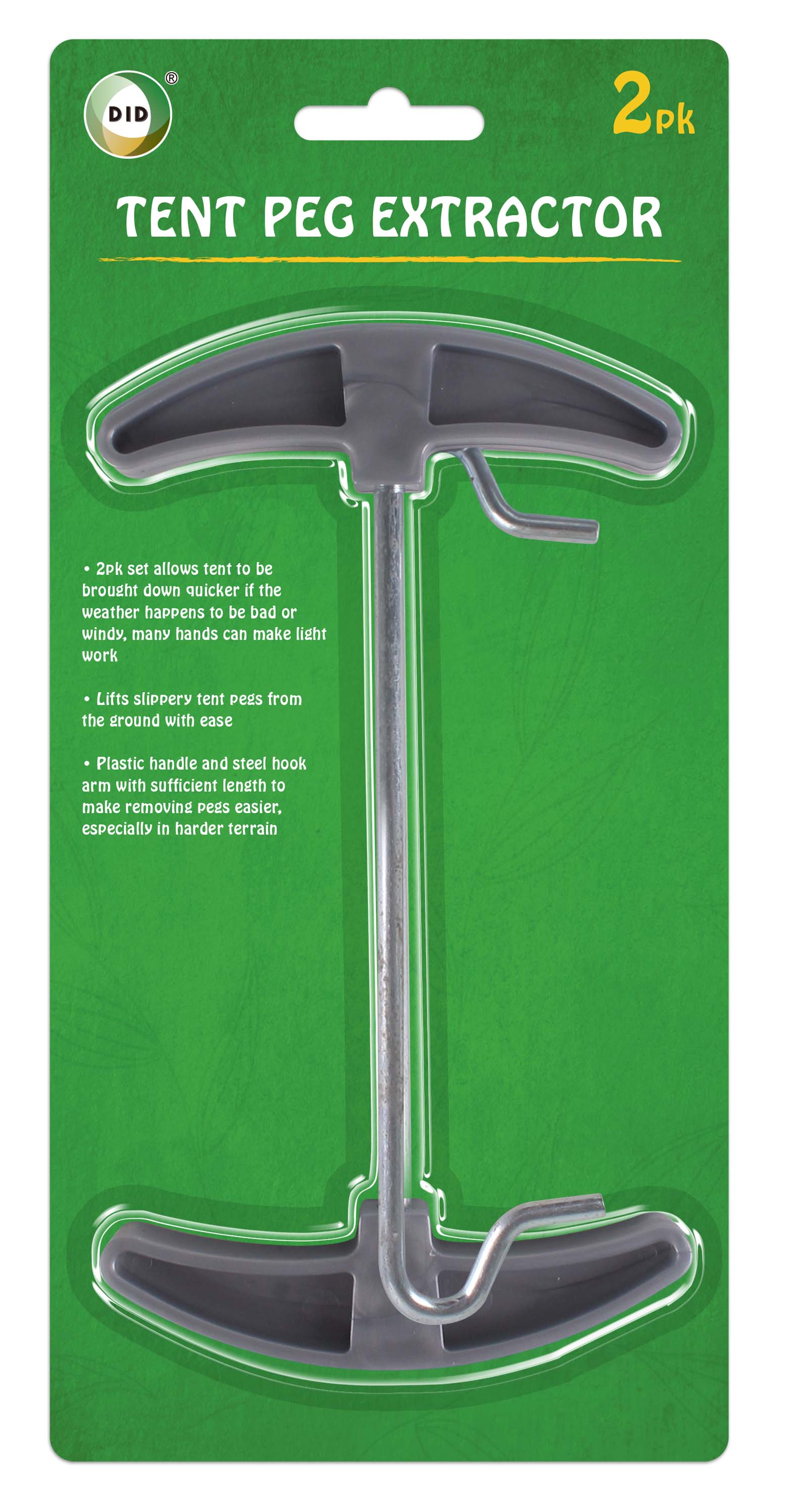 2pc tent peg extractor