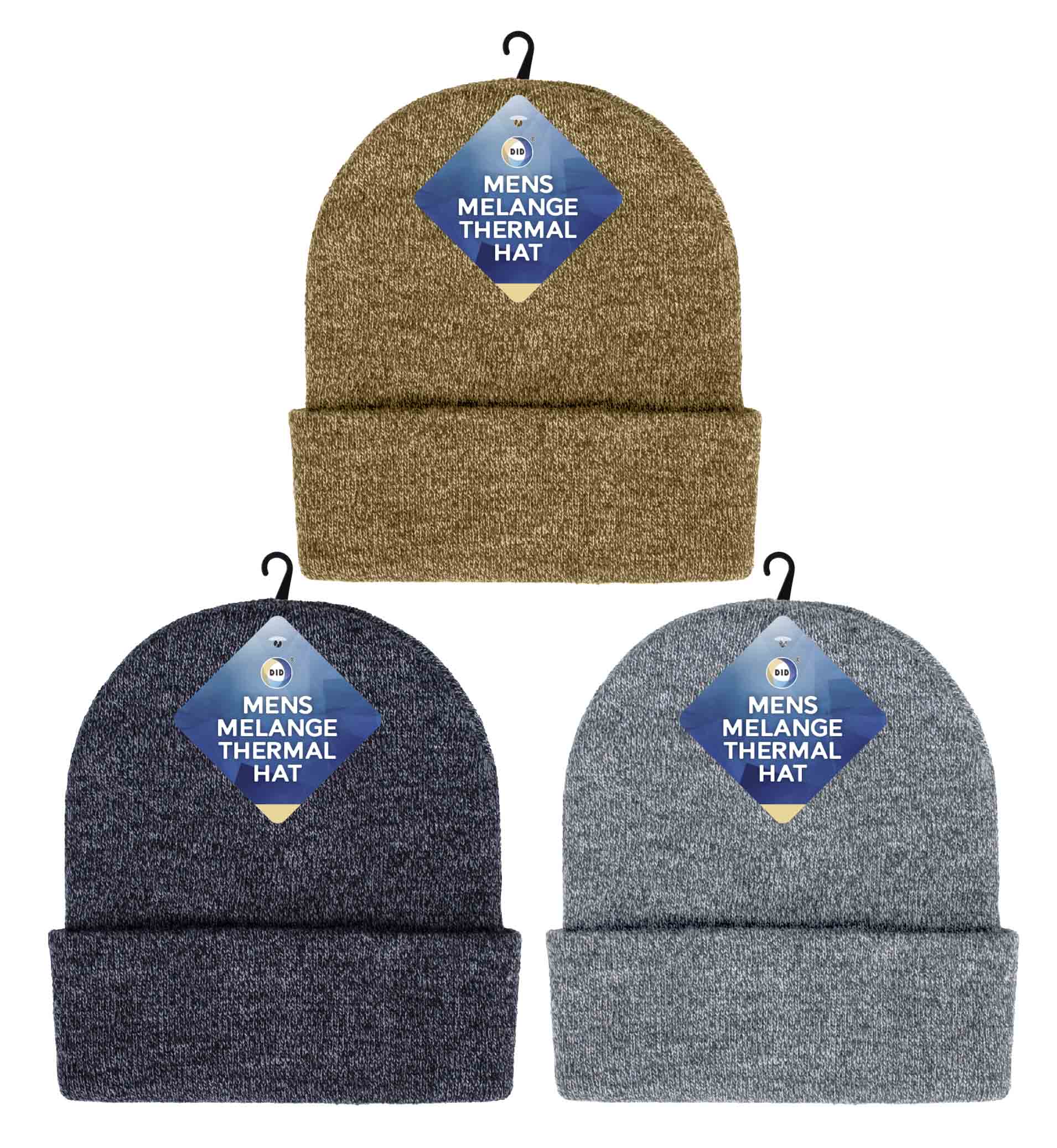 Mens Melange Thermal Hat