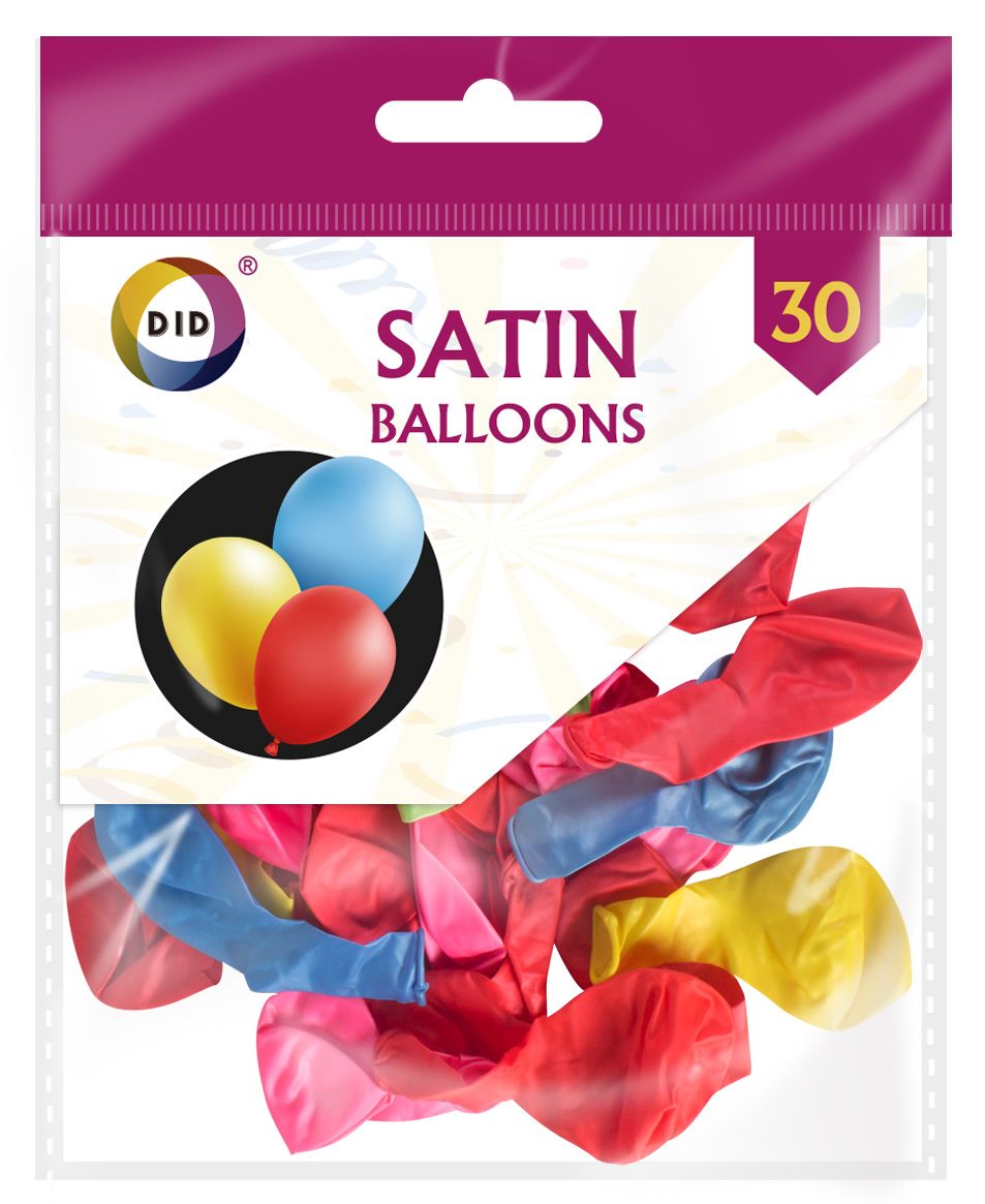 30pc Satin Balloons