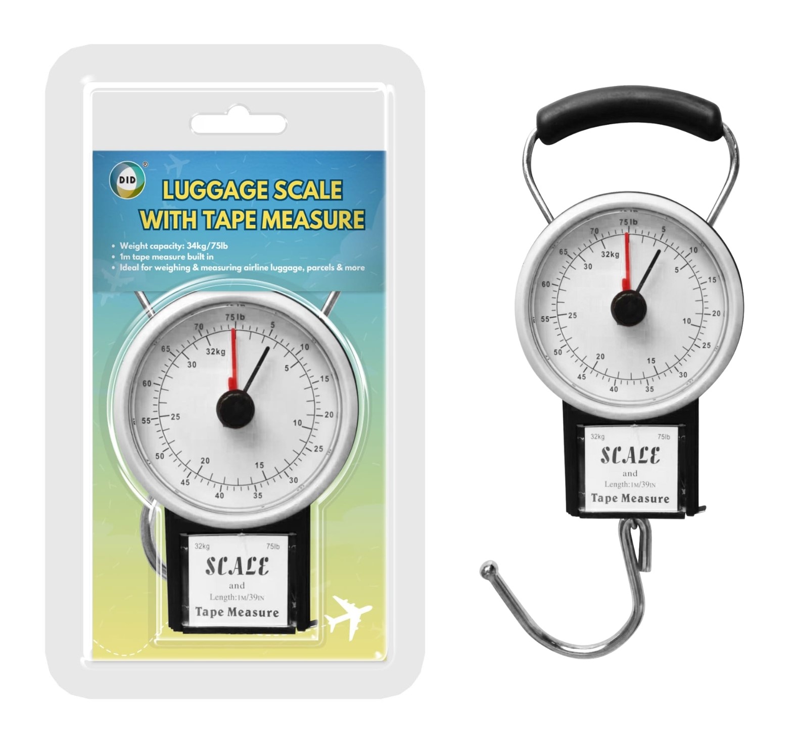 Luggage Scale with Tape Measure